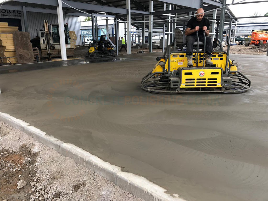Industrial Polished Concrete Floors In Shropshire